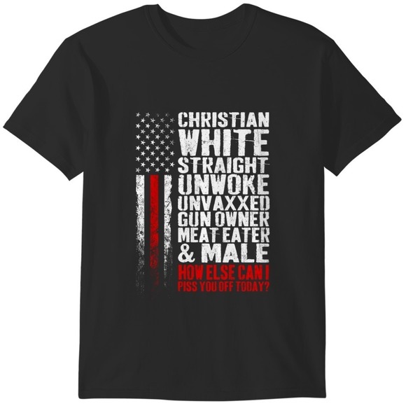 AmyVich | Tops | Christian White Straight Unwoke Unvaxxed Owner T Shirt ...
